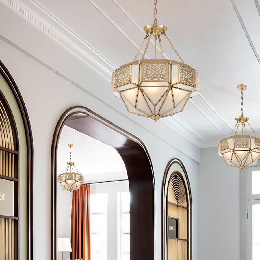 Momentous Living - Overton Modern Pendant Hanging Lamp Light Solid ...