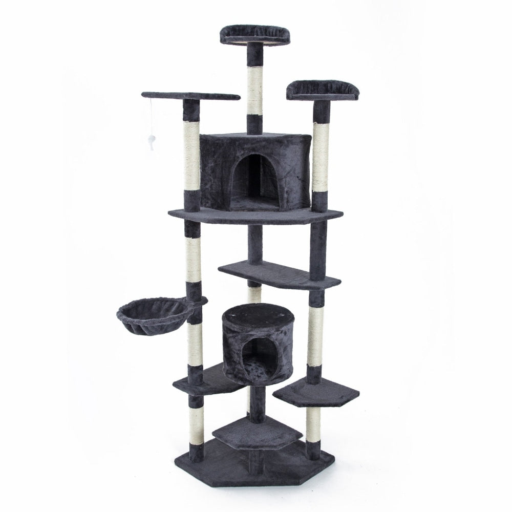 Momentous Living - Paw Mate 201cm Grey Cat Tree Parala Multi Level ...