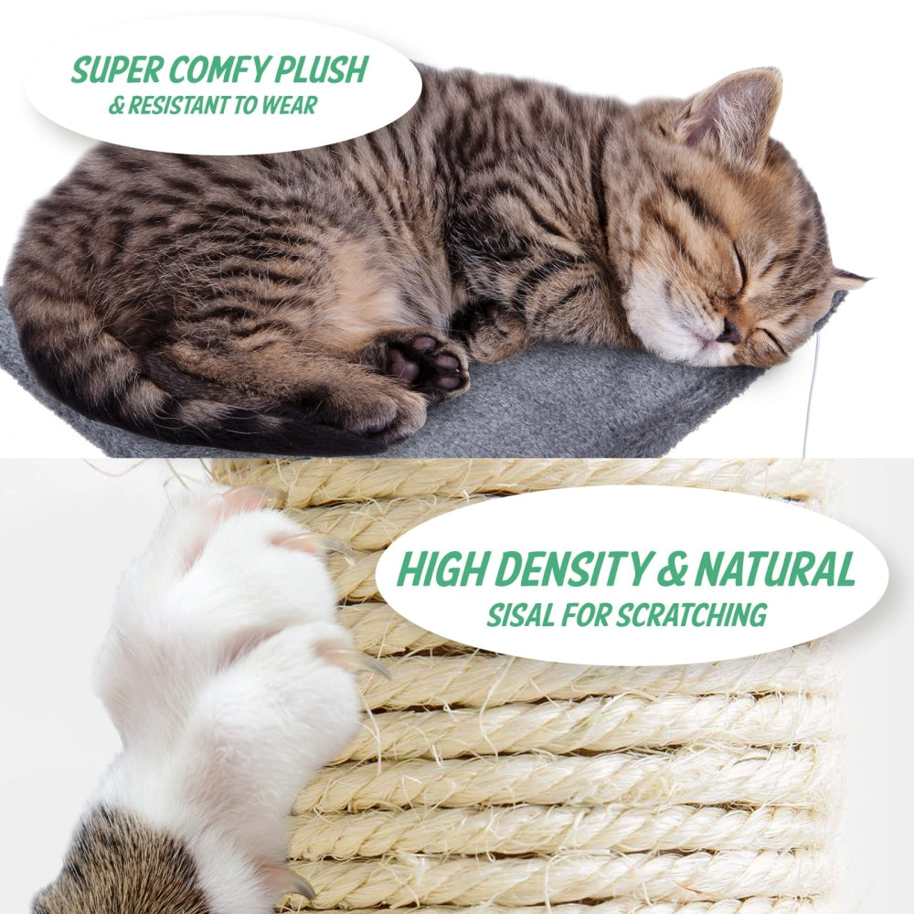 Momentous Living - Paw Mate 69cm Grey Cat Tree Mono Multi Level ...