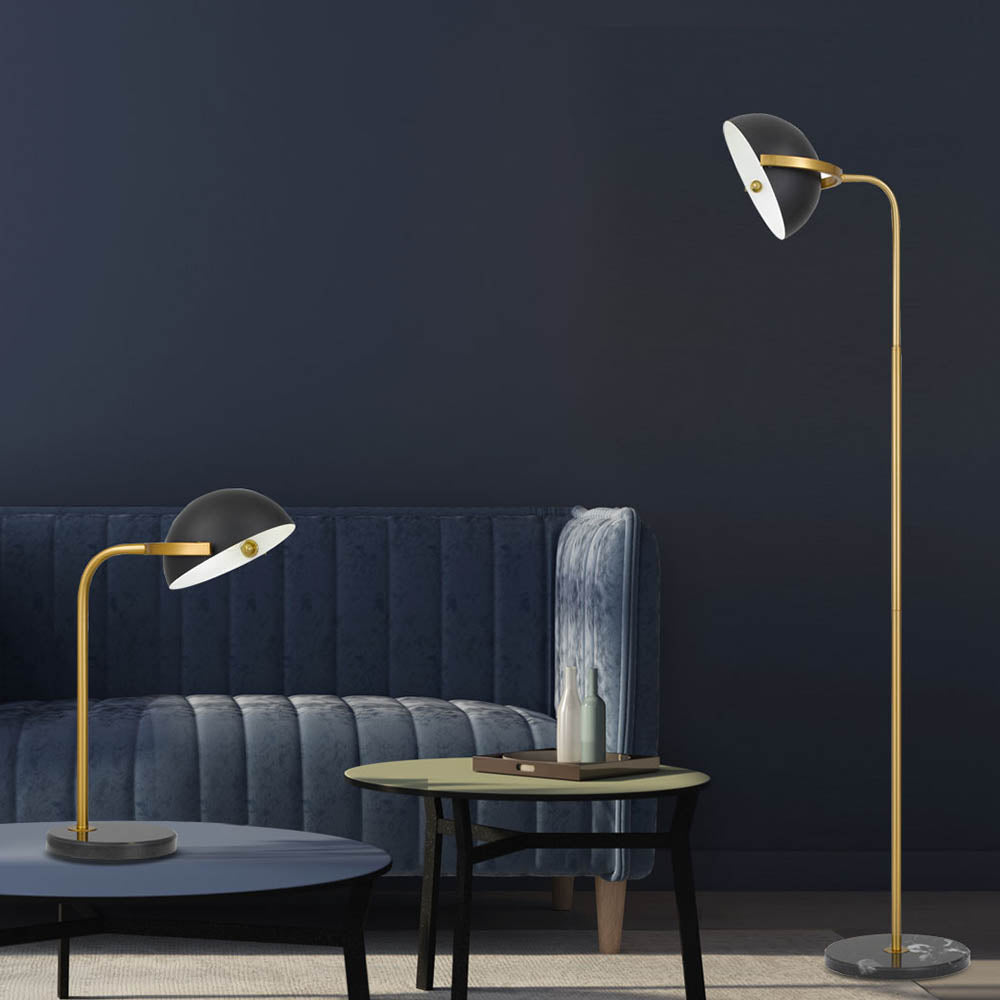 Momentous Living - Pollard Modern Standing Floor Lamp Light Marble ...