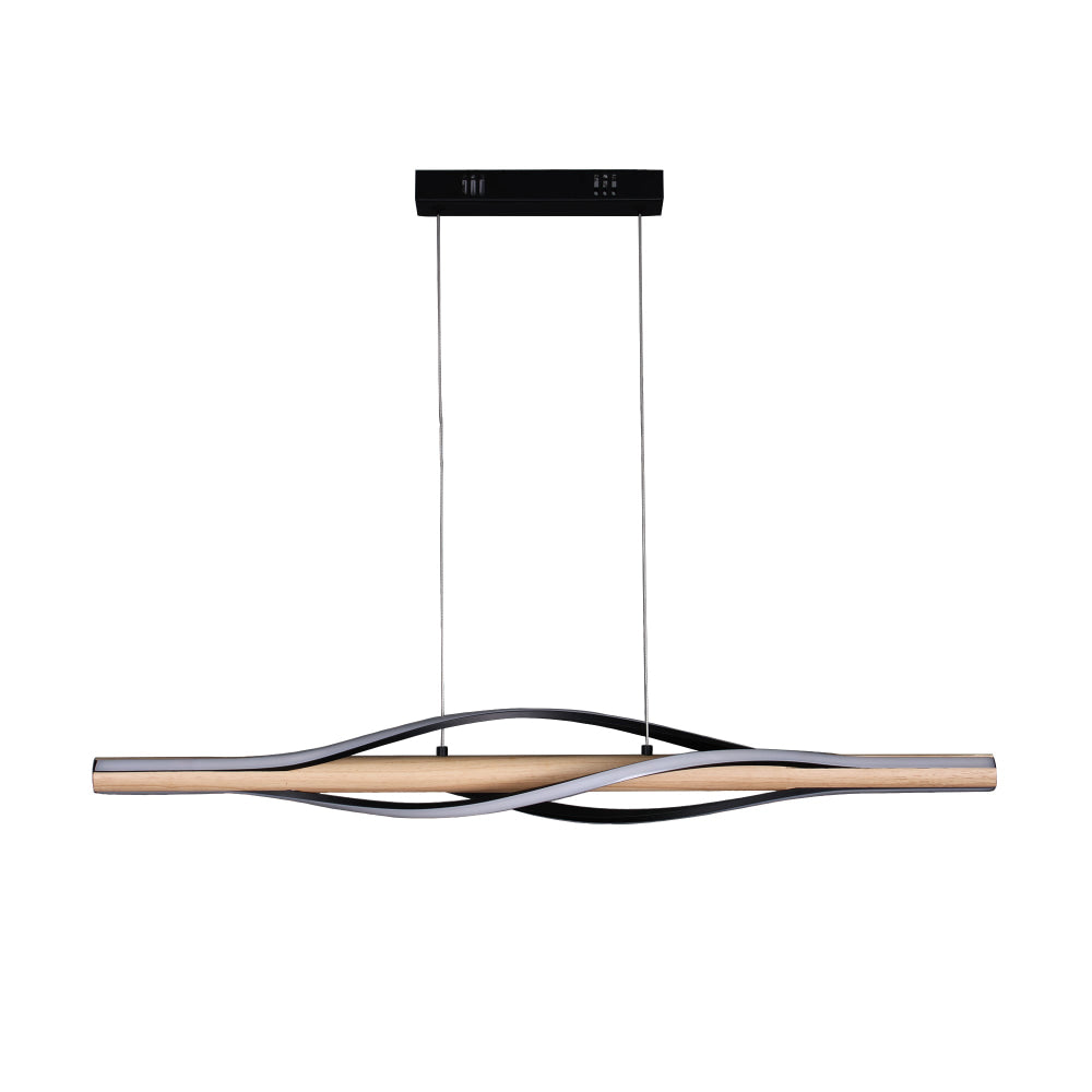 Momentous Living - Randy Sleek Curvy CCT LED Hanging Pendant Light Lamp ...