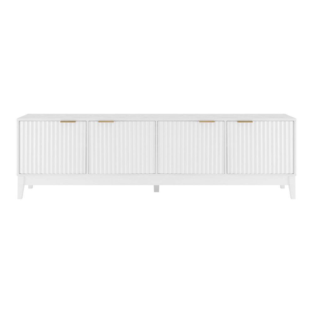Momentous Living - Raul Fluted Lowline TV Stand Entertainment Unit ...