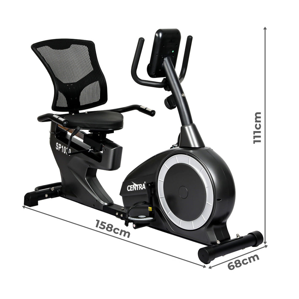 Momentous Living - Recumbent Magnetic Exercise Bike with 16 Resistance ...