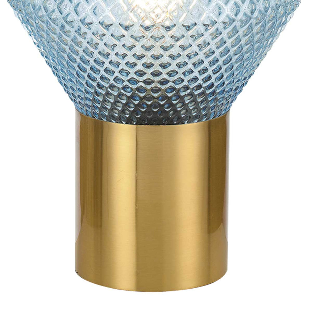 Momentous Living - Rene Industrial Table Desk Lamp Light Glass Metal ...