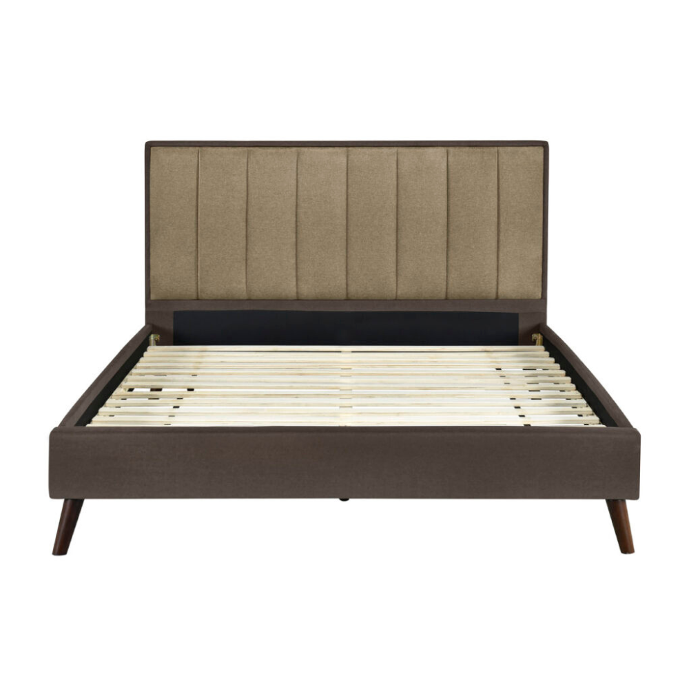 Momentous Living - Oshi Standard Soft Fabric Bed Frame Double Size ...