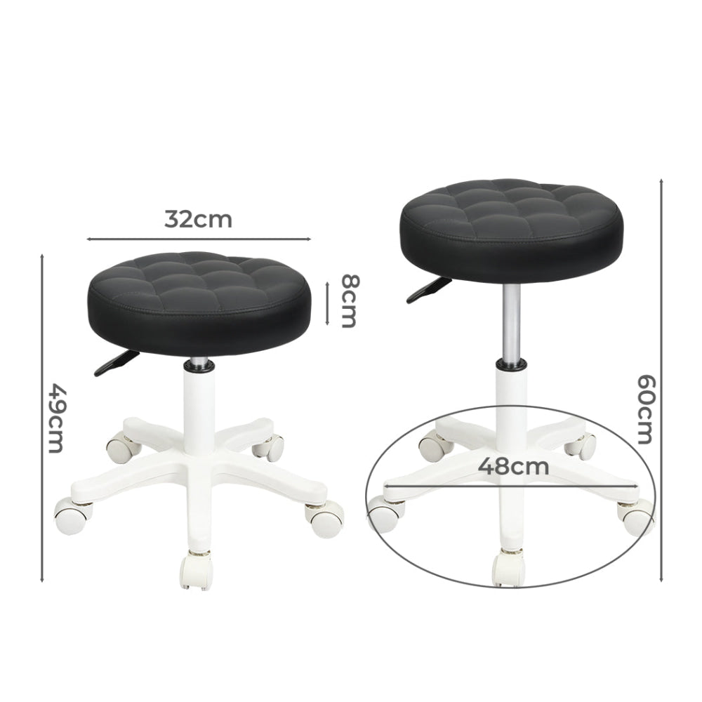 Momentous Living - Rolling Adjustable Bar Stool with Wheels – PU ...