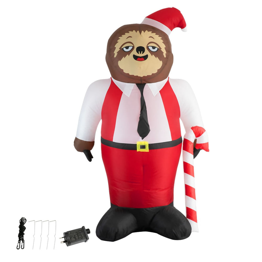 Momentous Living - Santaco Christmas Inflatable Sloth 1.8M Xmas Party ...