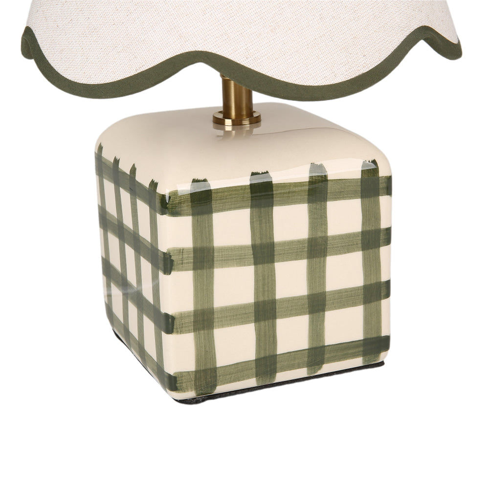 Momentous Living - Set Of 2 Amos Ceramic Base Fabric Shade Table Light ...