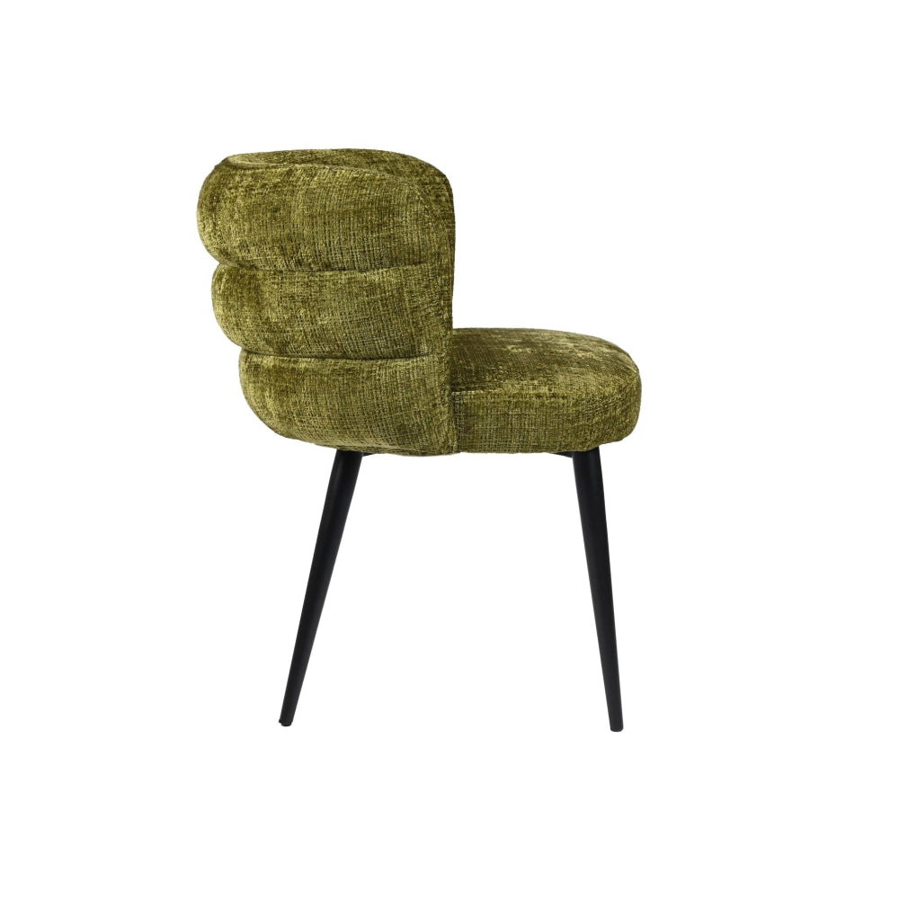 Momentous Living - Set of 2 Flavio Fabric Kitchen Dining Chair Metal ...