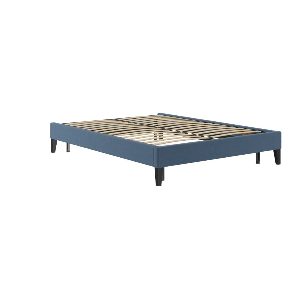 Momentous Living - Slimline Bed Frame Atlantic Blue Queen Bed Frame Bed ...