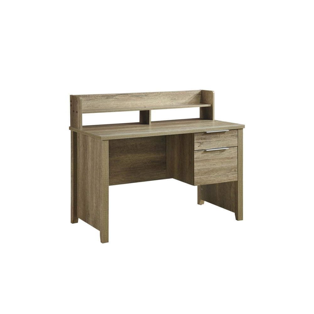 Momentous Living - Study Desk with 2 Drawers Natural Wood like MDF ...