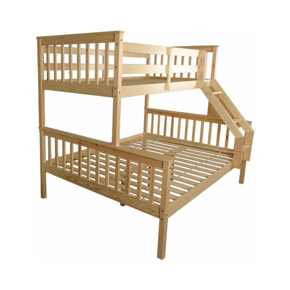 Momentous Living - Wooden Timber Solid Pine Single Over Double Size ...