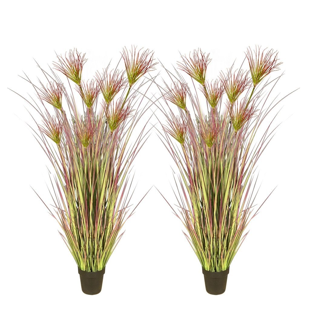 Momentous Living - 2X 150cm Purple Artificial Indoor Potted Papyrus ...