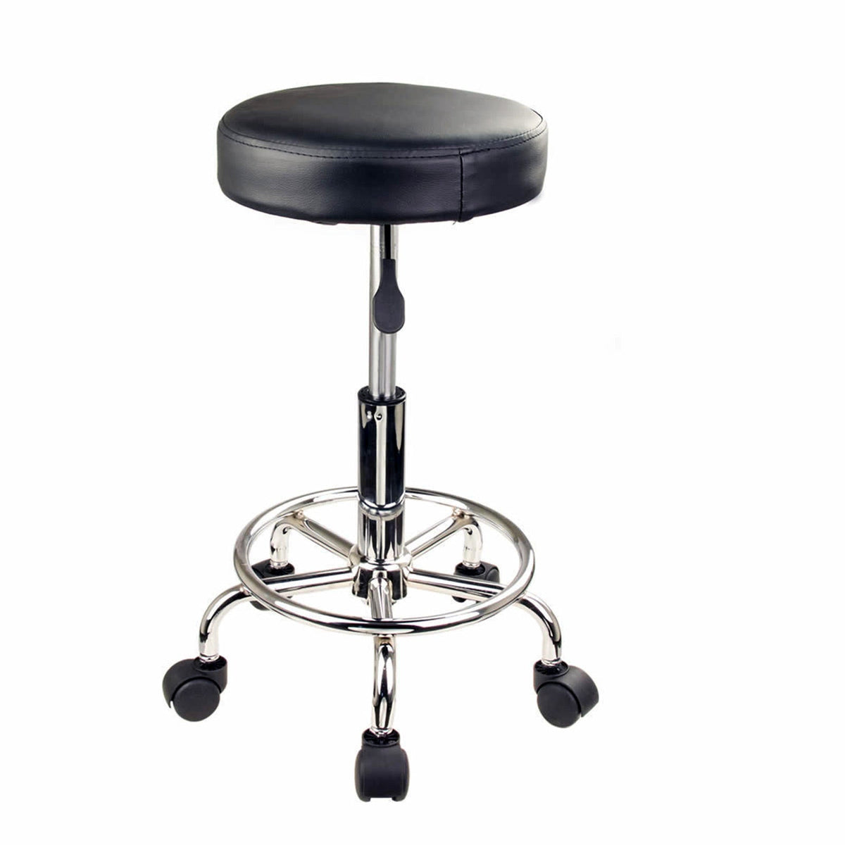 Momentous Living - Forever Beauty 4 Set Black Salon Barber Stool Swivel ...