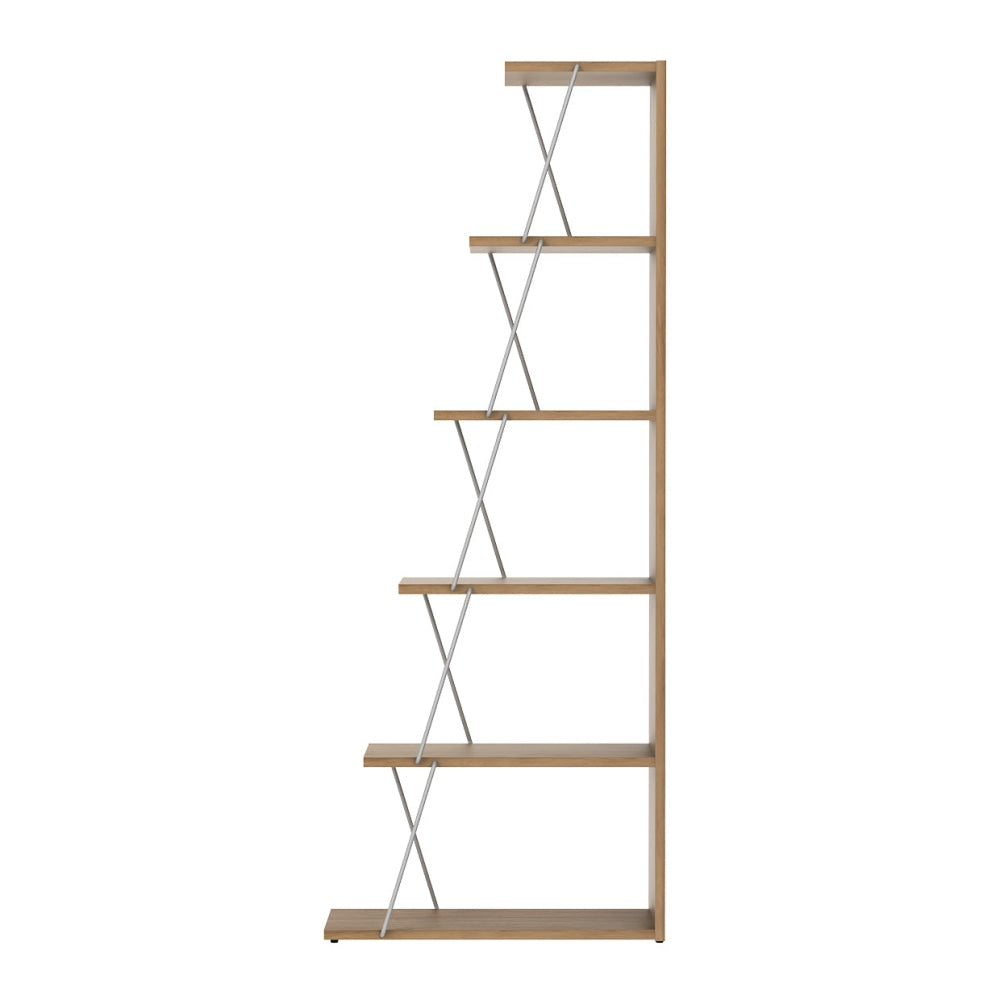 Momentous Living - Asher 5-Tier Stepped Bookcase Display Shelf Storage ...