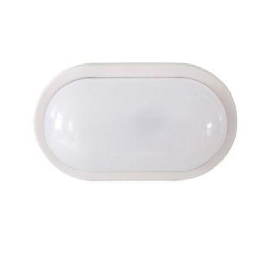 Momentous Living - Bulkhead Wall Light Lamp 20W Oval White 5000K IP65 ...