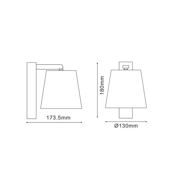 Momentous Living - CHESTER Wall Light Interior Surface Mounted ...