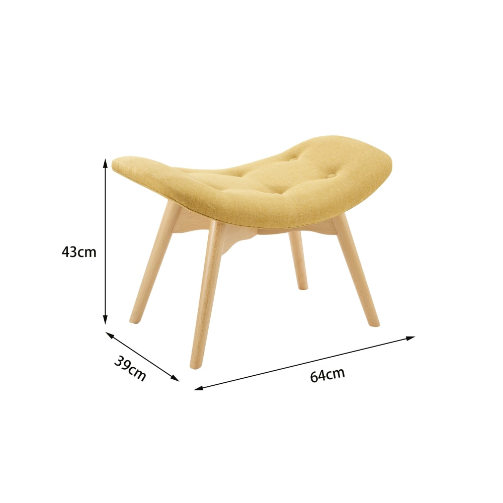 Momentous Living - Featherstone Contour Replica Fabric Ottoman Foot ...