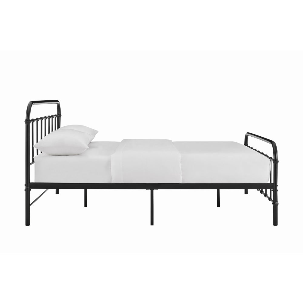 Momentous Living - Florence Metal Bed Frame - Black Double Bed Frame ...