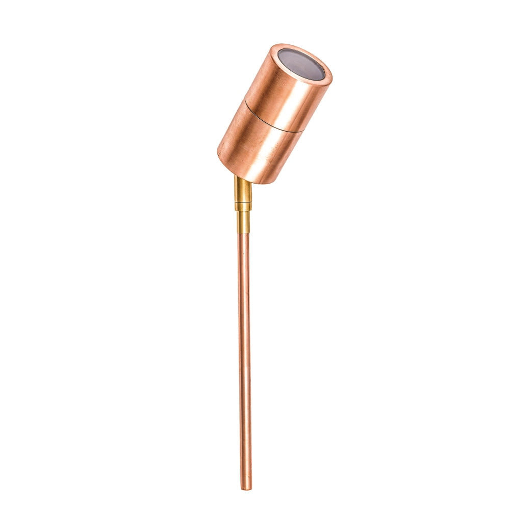 Momentous Living - Garden Spike Light Single Adjustable 12V MR16 Copper ...