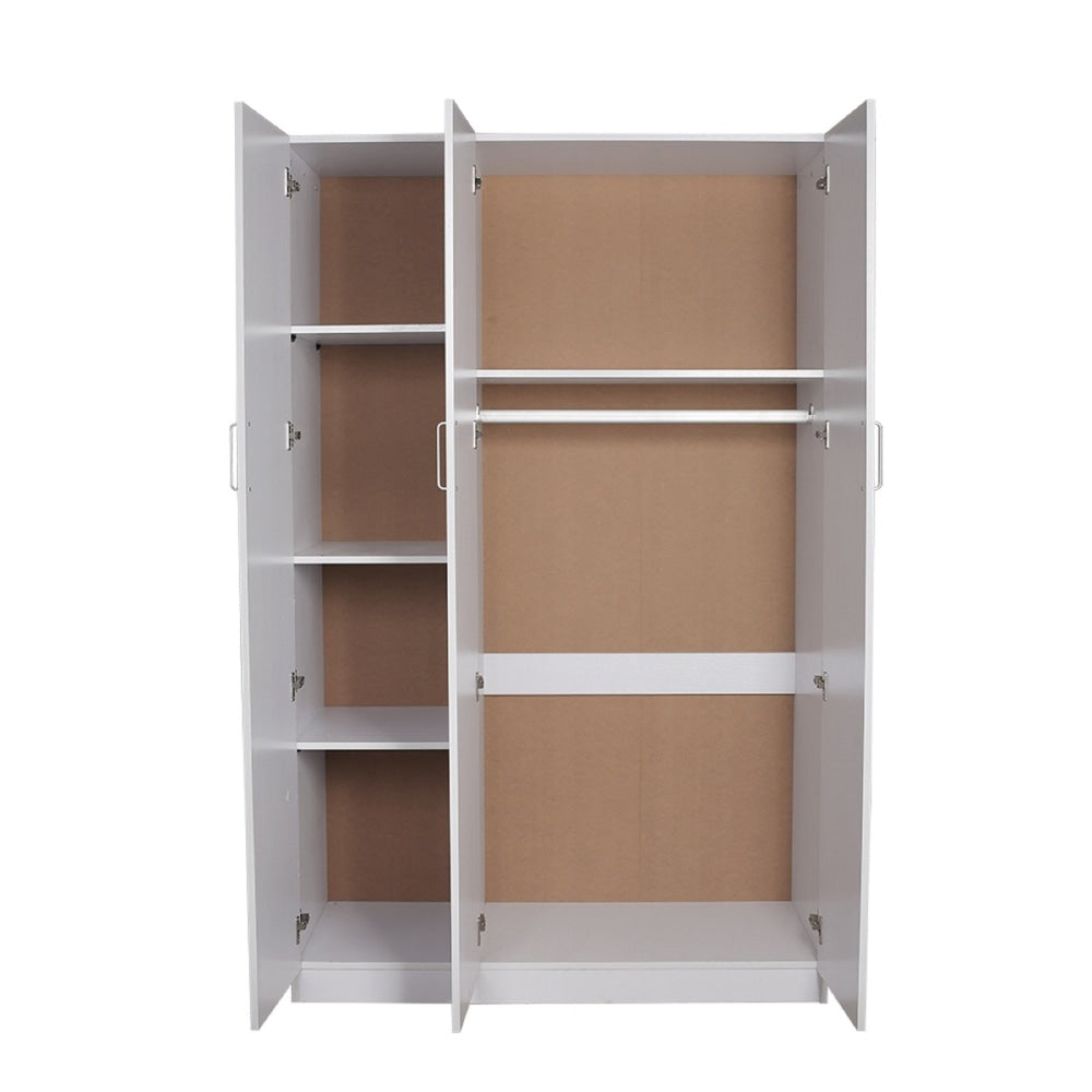 Momentous Living - Modern 3-Door Multi-Purpose Wardrobe Closet Clothes ...