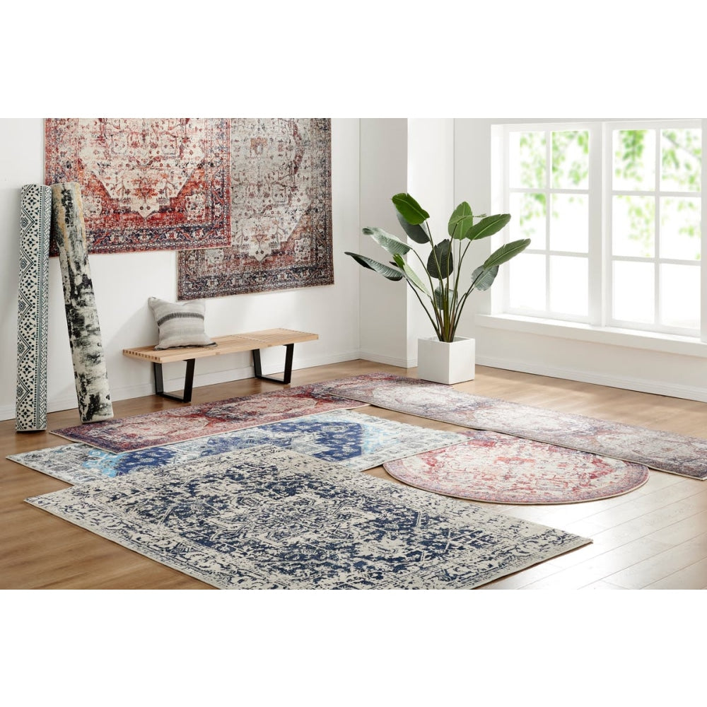 Momentous Living - Lota Rug - 200cm Blue Multi Rug Sales