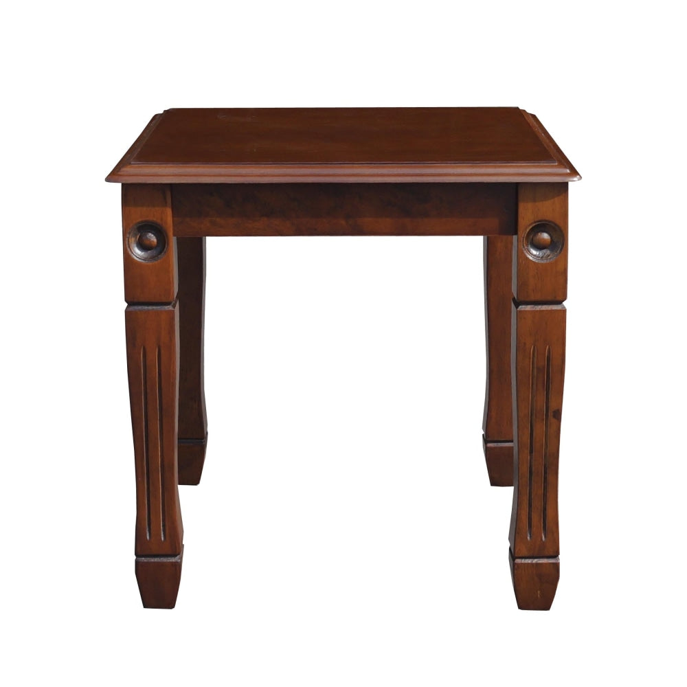 Momentous Living - Wooden Square Side End Lamp Table - Dirty Oak Side ...