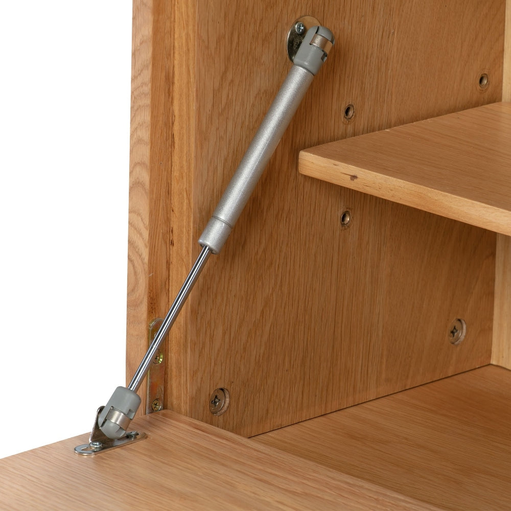 Momentous Living - Niche Fall-Front Desk Storage Display Cabinet ...