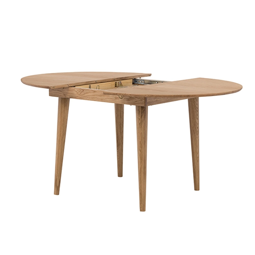 Momentous Living - Niche Round Oval Wooden Extension Dining Table 110 ...