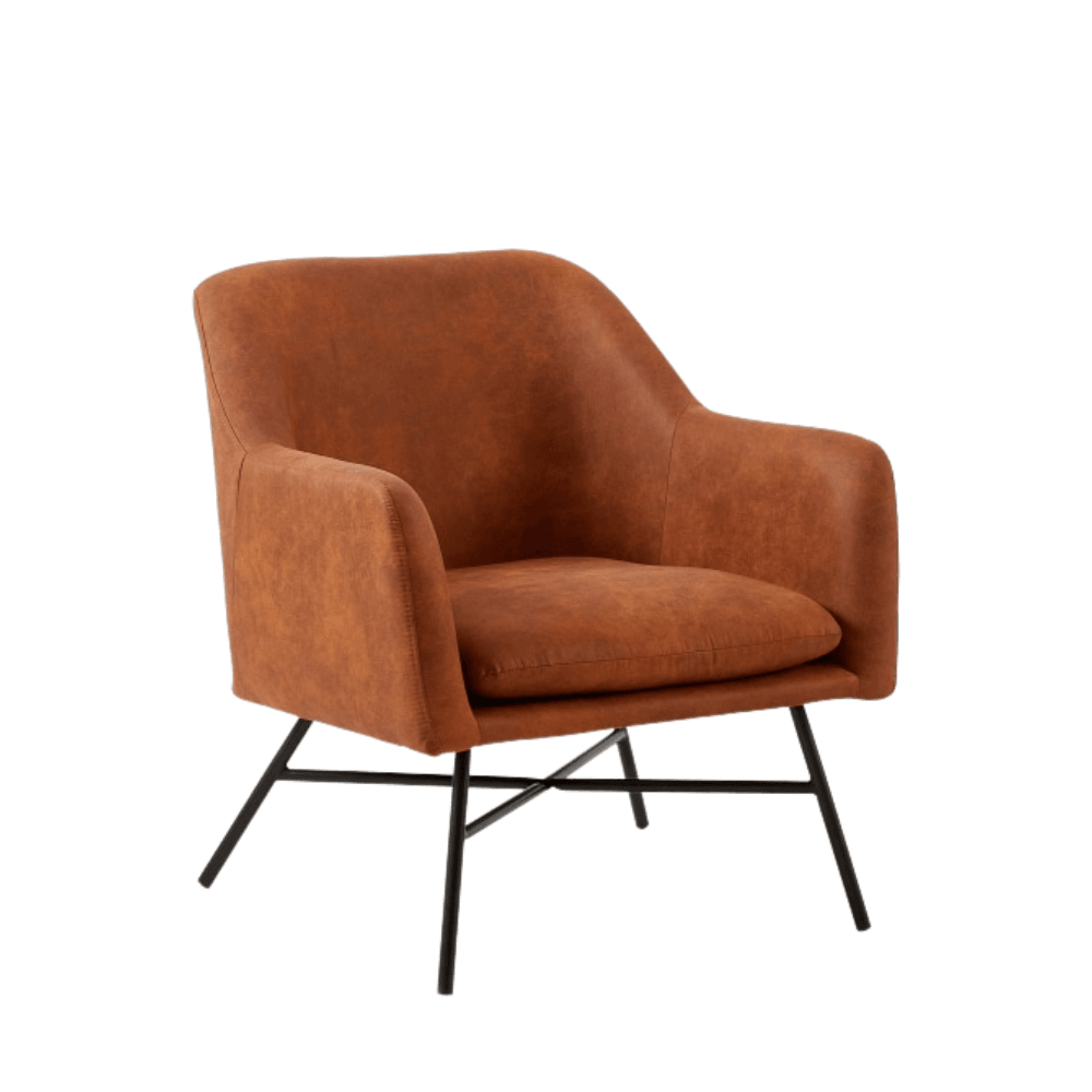 Momentous Living - Novena Ultra-Suede Fabric Lounge Occasional Accent ...