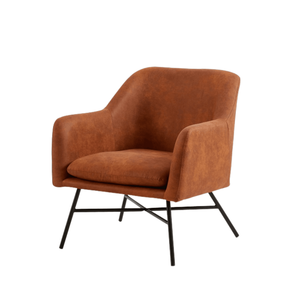 Momentous Living - Novena Ultra-Suede Fabric Lounge Occasional Accent ...