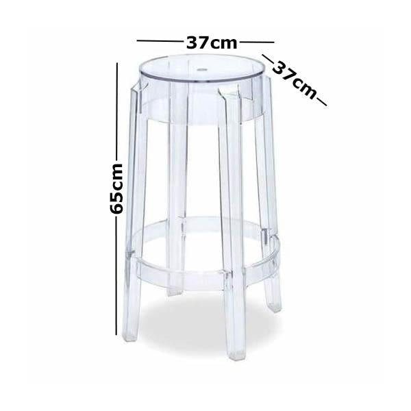 Momentous Living - Philippe Starck Replica Charles Ghost Bar Stool ...