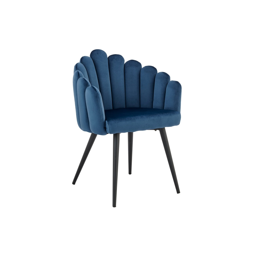 Momentous Living - Pucon Fabric Velvet Kitchen Chair Dining Armchair ...