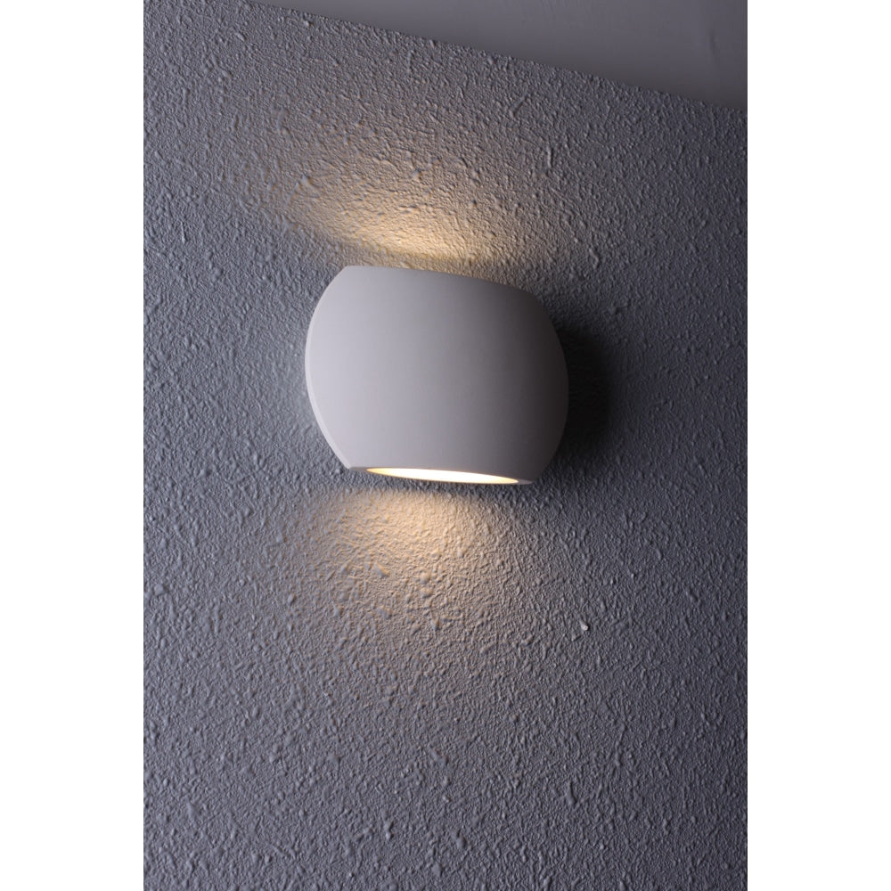 Momentous Living - REMO Wall Light Surface Mounted Up/Down 6.8W Curved ...