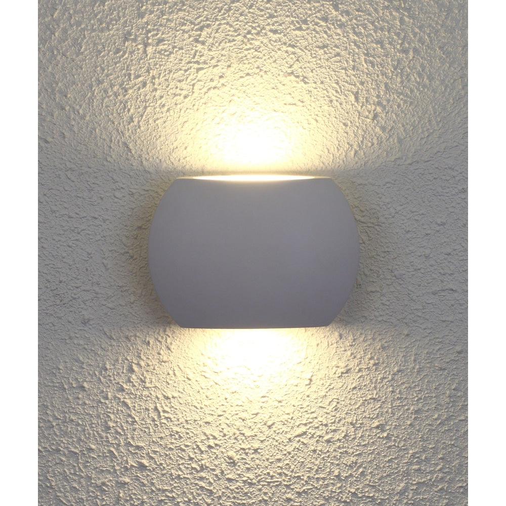 Momentous Living - REMO Wall Light Surface Mounted Up/Down 6.8W Curved ...