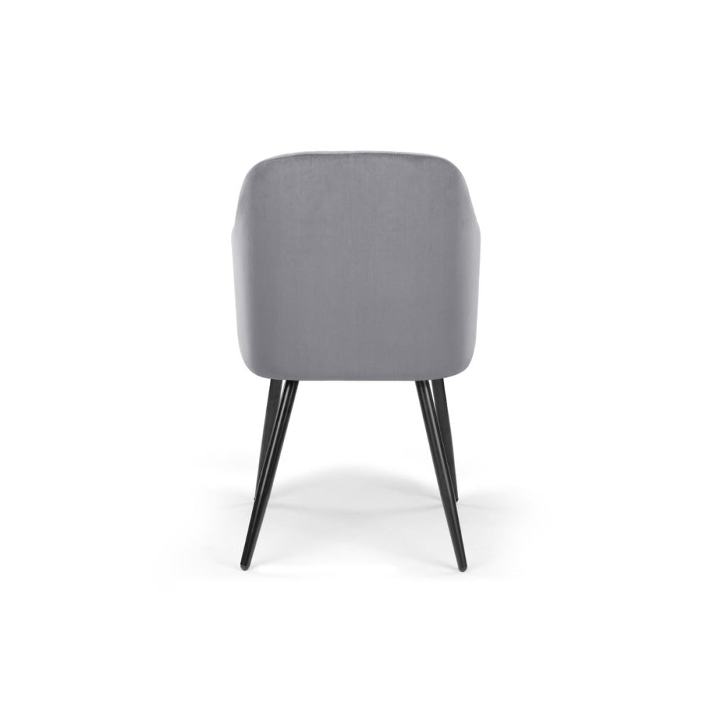 Momentous Living - Set of 2 Alivia Fabric Velvet Kitchen Chair Dining ...