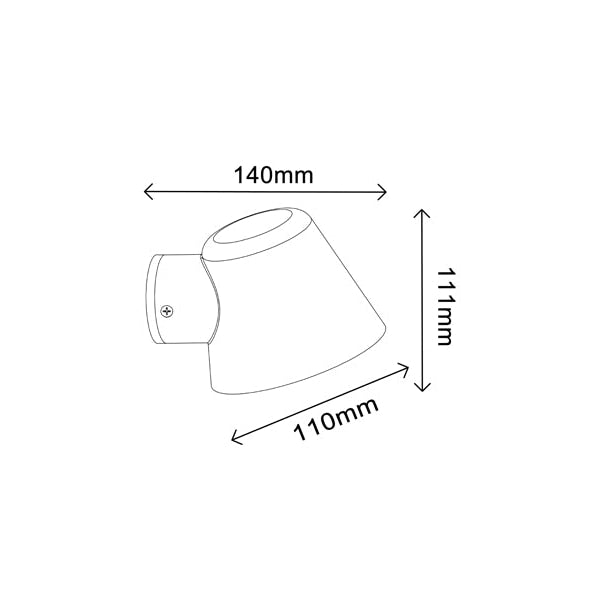 Momentous Living - SKOPA Wall Light Surface Mounted GU10 Cone Copper ...