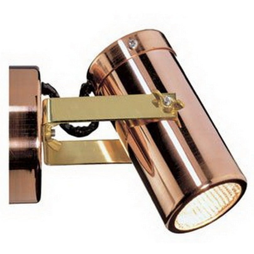 Momentous Living - Spot Light Single Adjustable GU10 Copper Brass ...