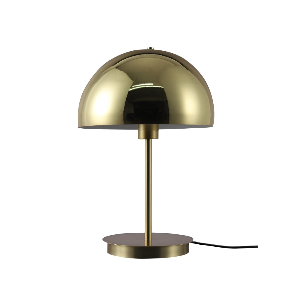Momentous Living - Toro Modern Semi Orb Metal Table Lamp Light Gold ...