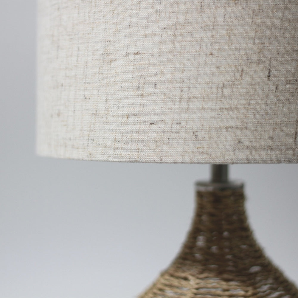 Momentous Living - Trinity Modern Elegant Table Lamp Desk Light - Hemp ...