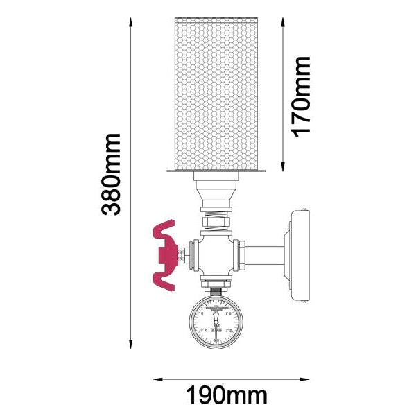 Momentous Living - VENETO Wall Light Interior Surface Mounted ES Oblong ...